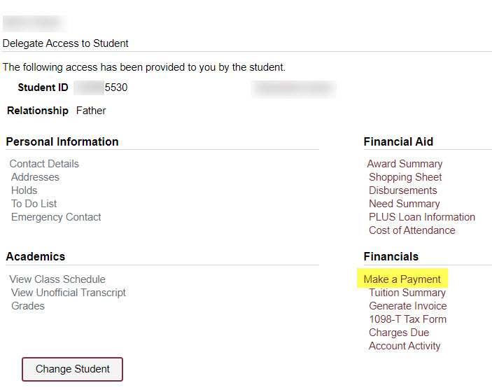 Delegate Payments | Controller's Office